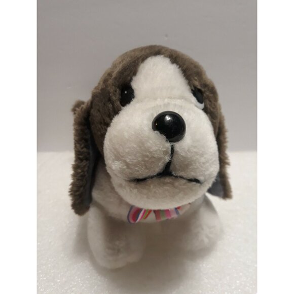 Kay Bee | Toys | Kay Bee Dog Plush Brown White Stuffed Animal Basset ...